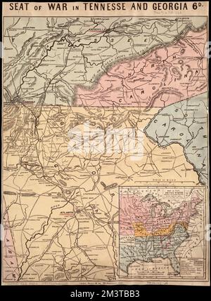 Map of Union in Tennessee Stock Photo - Alamy