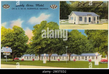 Shady Acres Motel on U. S. 301-25, Glennville, Georgia , Motels ...