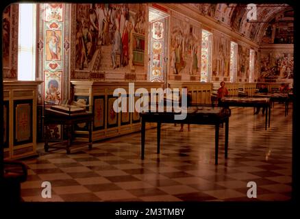 Sistine Hall of the Vatican Library, Vatican Museums, Vatican City ...