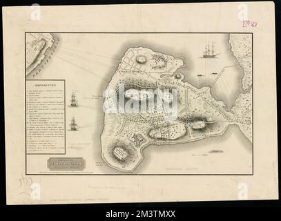Sketch of Bunker Hill Battle , Bunker Hill, Battle of, Boston, Mass ...