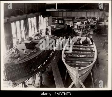 Small Boats Built in Woodworking Shop #114, Navy Yard, Boston ...