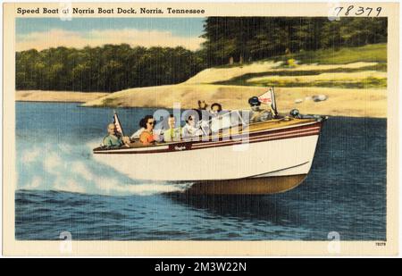 Speed boat at Norris Boat Dock, Norris, Tennessee , Boats, Tichnor ...