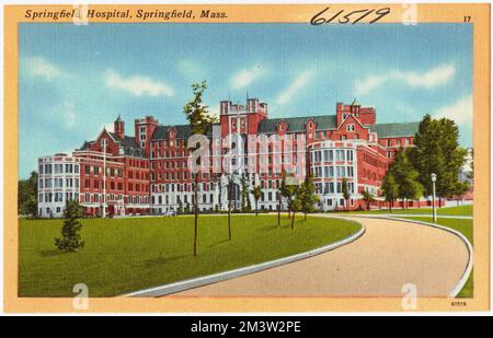 Springfield Hospital, Springfield, Mass. , Hospitals, Tichnor Brothers ...