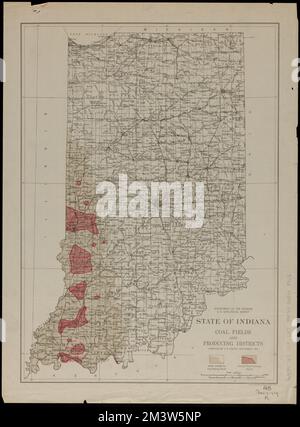Map of Indiana , Indiana, Maps Norman B. Leventhal Map Center ...