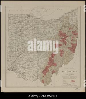 Map of the state of Ohio , Ohio, Maps Norman B. Leventhal Map Center ...