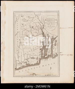 A topographical map of the state of Rhode-Island and Providence ...