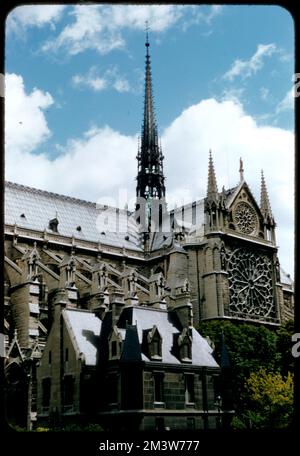 Notre Dame, Paris , Cathedrals. Edmund L. Mitchell Collection Stock ...
