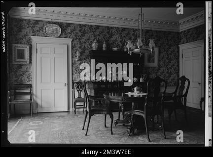 Stephen Phillips House, Salem , Dining rooms. Samuel Chamberlain ...