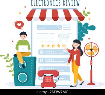 Electronics Review with Customer Rating Quality of Service or ...