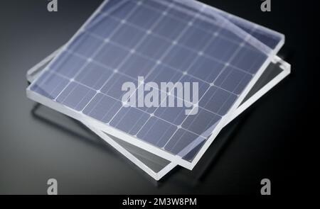 Transparent solar panels for use as window glass to generate ...