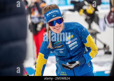Elvira Oberg during the BMW IBU World Cup 2022, Annecy - Le Grand ...