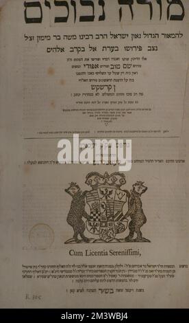 Maimonides, Moses ben Maimon (1135-1204). Sephardic Jewish philosopher ...