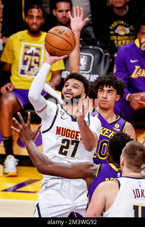 Denver Nuggets guard Jamal Murray (27) in the first half of an NBA ...