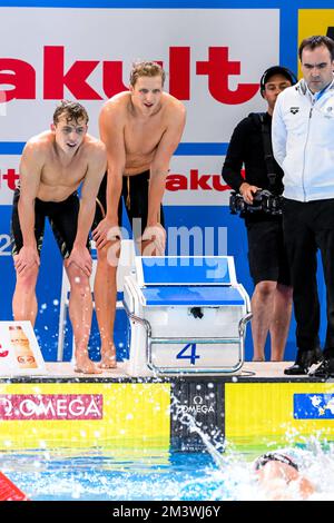 Kieran Smith, Carson Foster, Trenton Julian, Drew Kibler of United ...