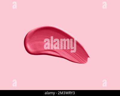 Aesthetic texture of red magenta liquid cosmetic gel. Demonstration red ...