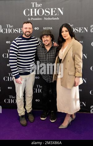 Elizabeth Tabish, Jordan Walker Ross, Tyler Thompson at the premiere of ...