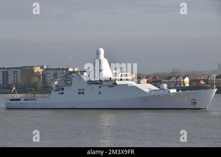 The Dutch Navy (Koninklijke Marine) patrol vessel, HNLMS Friesland ...