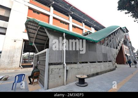 Dhaka, Bangladesh - December 15, 2022: Bangladesh's first time metro ...