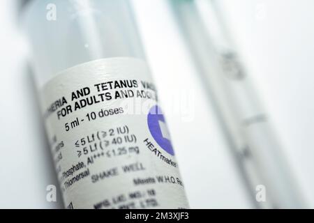 Cairo, Egypt, December 12 2022: Diphtheria Tetanus Vaccine for ...