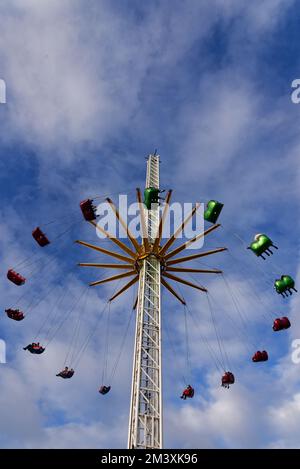 Blackpool Star Flyer Carousel Stock Photo - Alamy