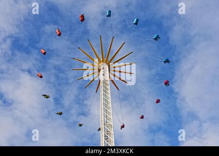 Blackpool Star Flyer Carousel Stock Photo - Alamy