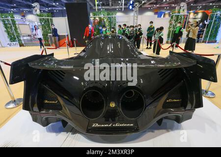 The Devel Sixteen, a prototype hypercar show on Day 1 of International ...