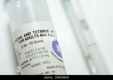 Cairo, Egypt, December 12 2022: Diphtheria Tetanus Vaccine for ...