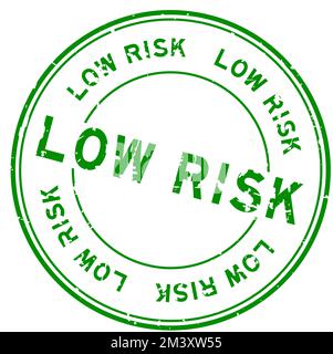 Grunge green high risk word round rubber seal stamp on white background Stock Vector Image & Art ...