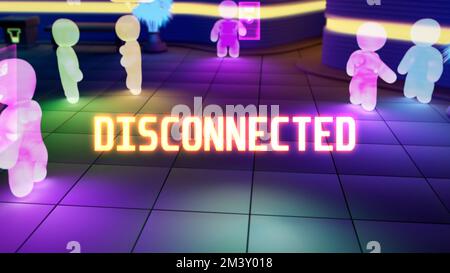 person is disconnected from computer game - bad connection speed ...
