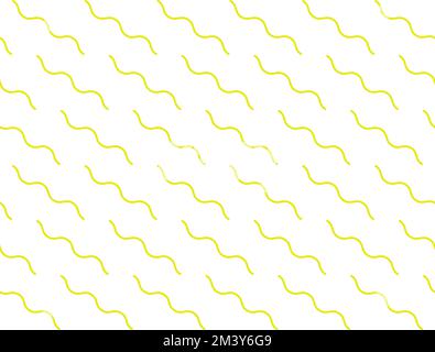 Vector Seamless Black and White Wavy Lines Simple Pattern. Abstract ...