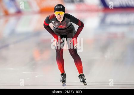 CALGARY, CANADA - DECEMBER 17: Alexa Scott of Canada competing on the ...