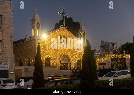 Haifa, Israel December 2022St Elias Cathedral of the Melkite Catholic ...