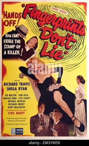 FINGERPRINTS DON'T LIE 1951 Lippert Pictures film with Richard Travis ...
