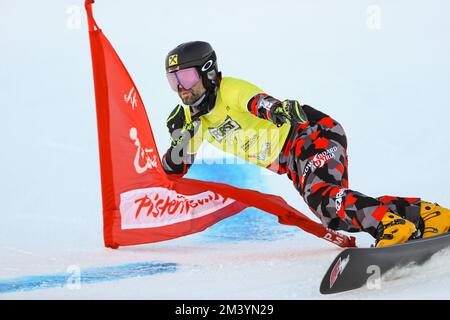 PROMMEGGER Andreas (GER) during Men's Parallel Giant Slalom, Snowboard ...