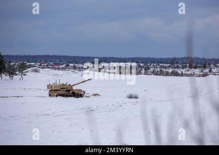 An M109A7 Paladin with Charlie Battery, 1st Battalion, 9th Field ...