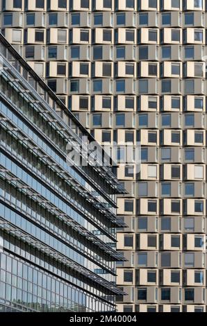 Tech Gate and District Living, Vienna Donau City, Wien, Austria Stock ...