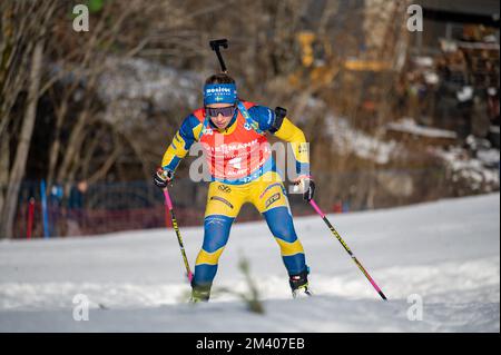 Anna Magnusson, Women 10 Km Pursuit during the BMW IBU World Cup ...