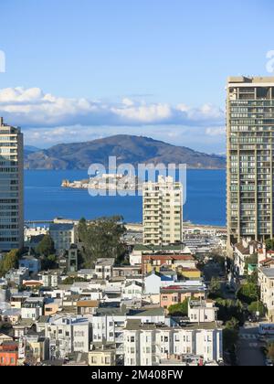 A view of a San Francisco residential community as seen from the Hamon ...