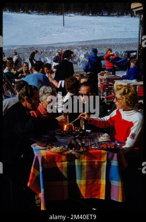 Fondue Bourgnal at Wolfgang Ski Run, Toni Frissell, Antoinette Frissell ...