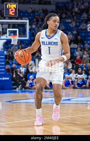 DECEMBER 17, 2022: Saint Louis Billikens guard Yuri Collins (1) uses ...
