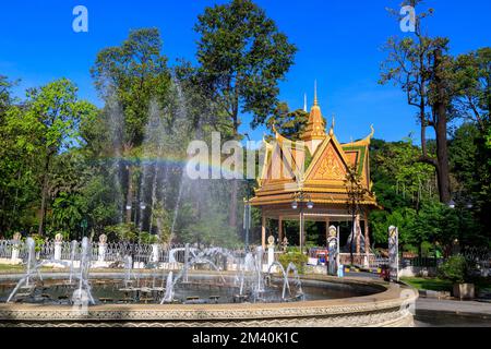 Wat Phnom or Wat Phnom Donpeen is a Khmer Thereavada Buddhist temple in ...