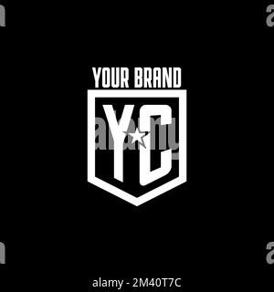 YC initial esport logo inspiration ideas for gaming team, youtube ...