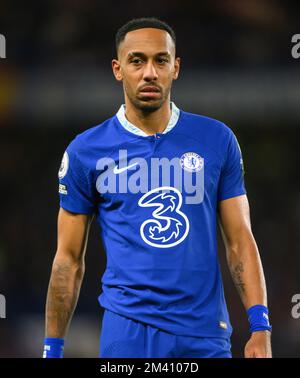 Pierre-Emerick Aubameyang of Chelsea. - Chelsea v Manchester City ...