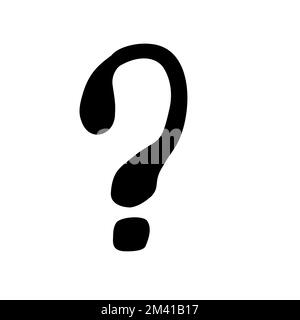 freehand drawn cartoon question mark Stock Vector Image & Art - Alamy