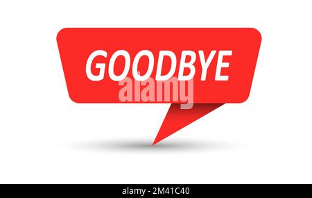 farewell banner template. farewell ribbon label sign Stock Vector Image ...