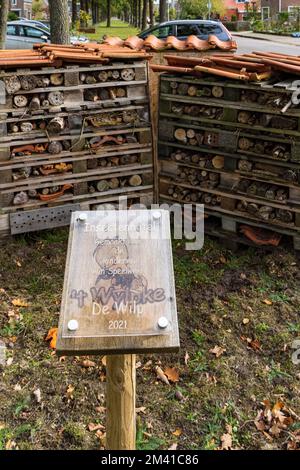 Insecthotel in De Wilp municipality Westerkwartier Groningen province ...