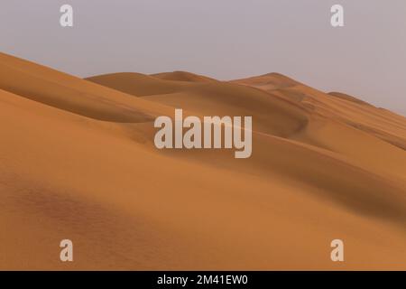 Sunset over the northern part of the Namib Desert in the Namib-Naukluft ...