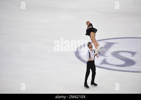 Sara Conti, Niccolo Macii during the ISU Grand Prix of Figure Skating ...