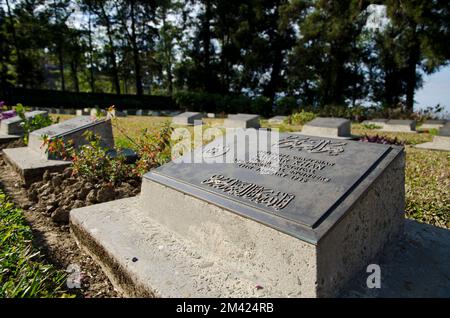 The War Cemetary on Garrison Hill in Kohima remains of a battle between ...