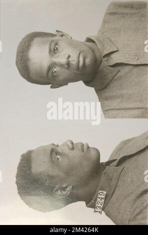 Photograph of William Mance. This item is the prison photograph, also ...